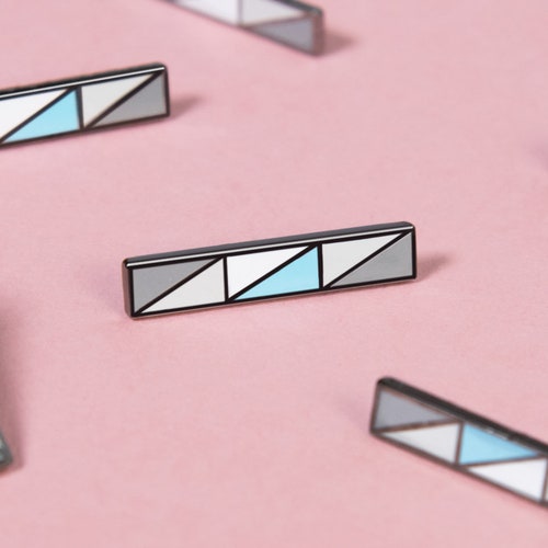 Demiboy Pride Enamel Pin - Etsy