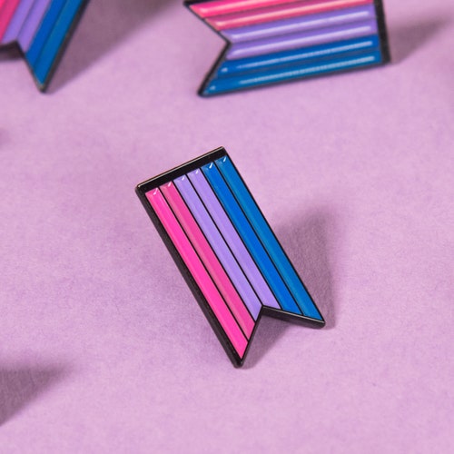 Lgbt Rainbow Gay Pride Flag Enamel Pin Badge Etsy Uk