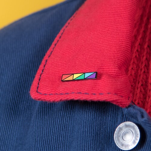 Infinitely Bisexual Pin Subtle Bi Pride Accessory Lgbt Gay Etsy Uk