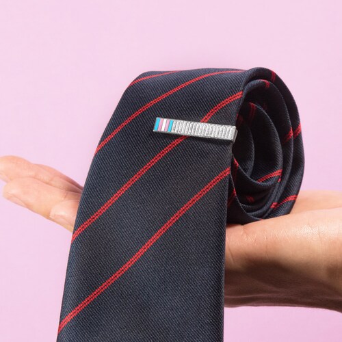 Transgender Tie Bar Trans Tie Clip Pin Formal Wear - Etsy