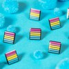 Pansexual Bar Pin Subtle Pan Pride Pin Flag LGBT LGBTQ Queer Omnisexual ...