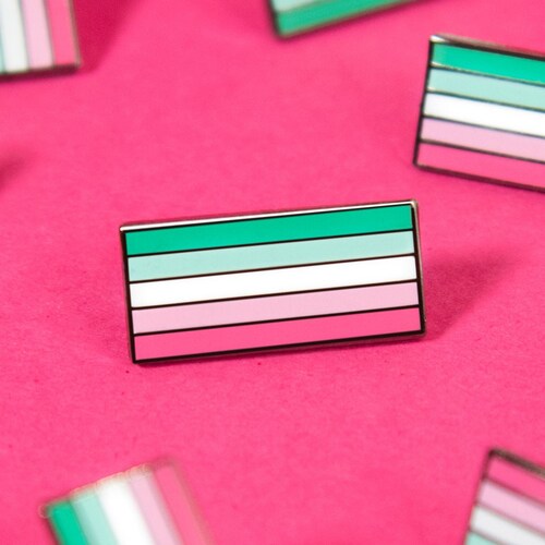 Abrosexual Pride Flag Pin Lgbt Rainbow Enamel Badge Gay Etsy