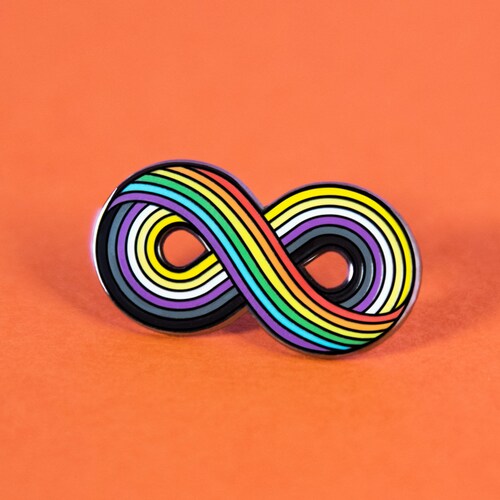 Infinitely Non-binary Pin variations Subtle Enby Pride - Etsy