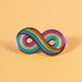 Infinitely Pansexual Pin Subtle Pan Pride Accessory LGBT | Etsy