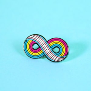 Infinitely Trans-pansexual Pin — Omnisexual Pan Pride Transgender ...