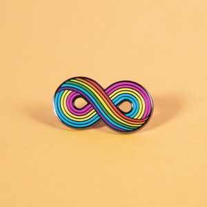 Infinitely Pansexual Pin Subtle Pan Pride Accessory LGBT | Etsy