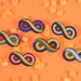 Infinitely Non-binary Pin (variations) — Subtle Enby Pride Accessory ...