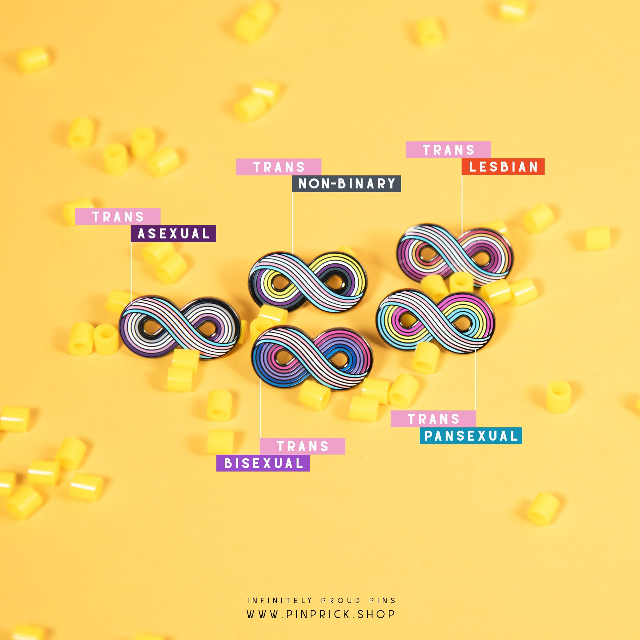 Infinitely Trans Pin Variations LGBT Pride Subtle | Etsy