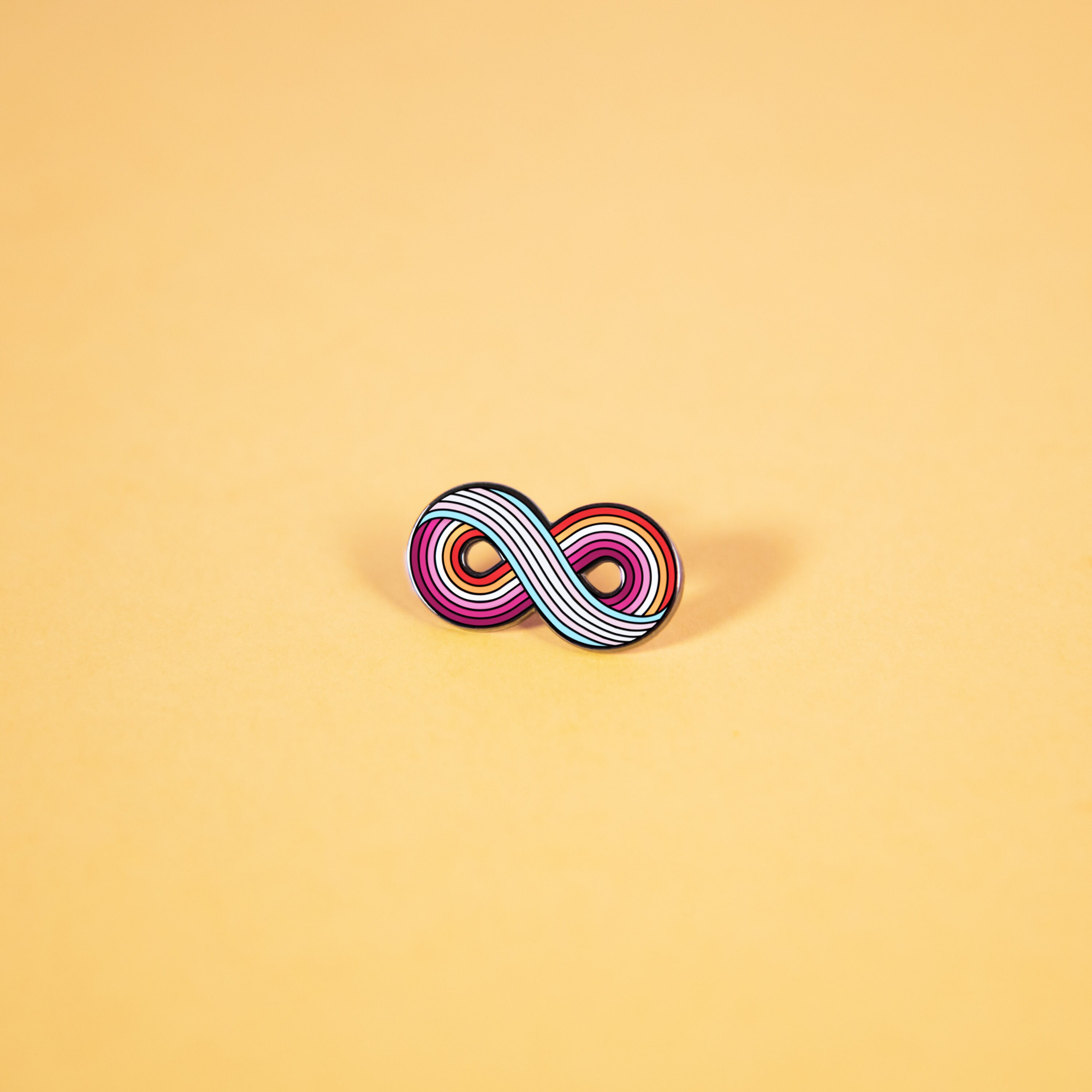 The Infinitely Trans Enamel Pin