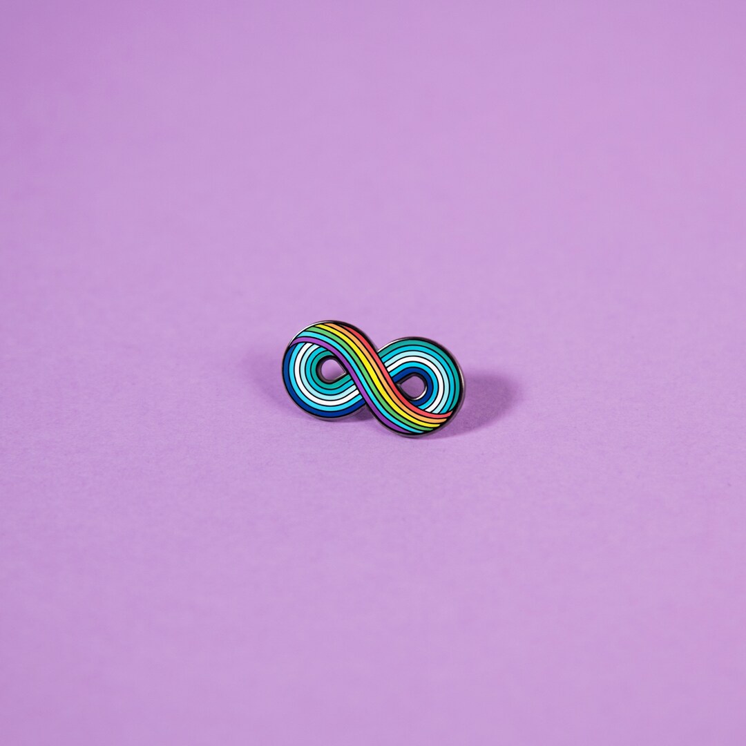 Infinitely Gay Male Pin — Homosexual MLM Archillean Pride Ally LGBT ...