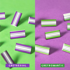 A-spec Flag Pin — Asexual Pride Accessory Enamel Badge Ace Aro ...