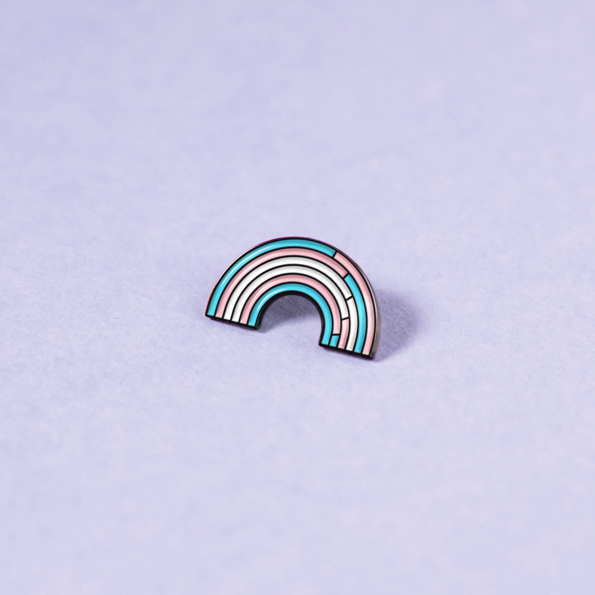 Non-Binary Rainbow Enamel Pins (Variations)