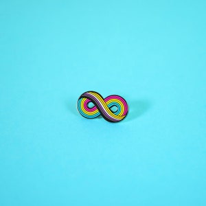 Infinitely Non-binary Pin variations Subtle Enby Pride Accessory ...
