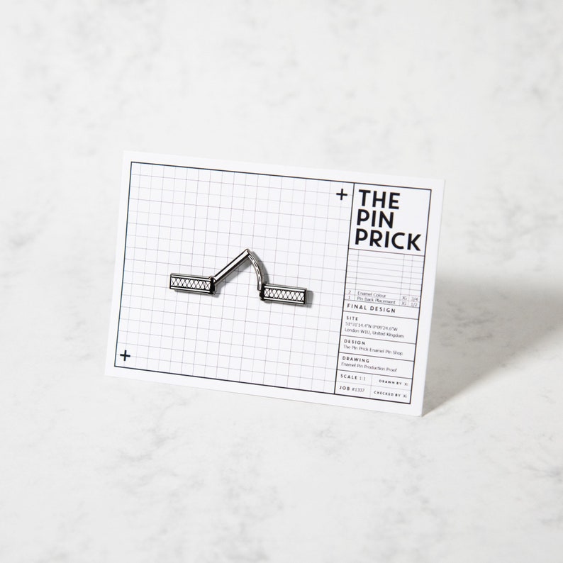 The "door Swing in Plan" Enamel Pin — Architecture Badges Interior ...