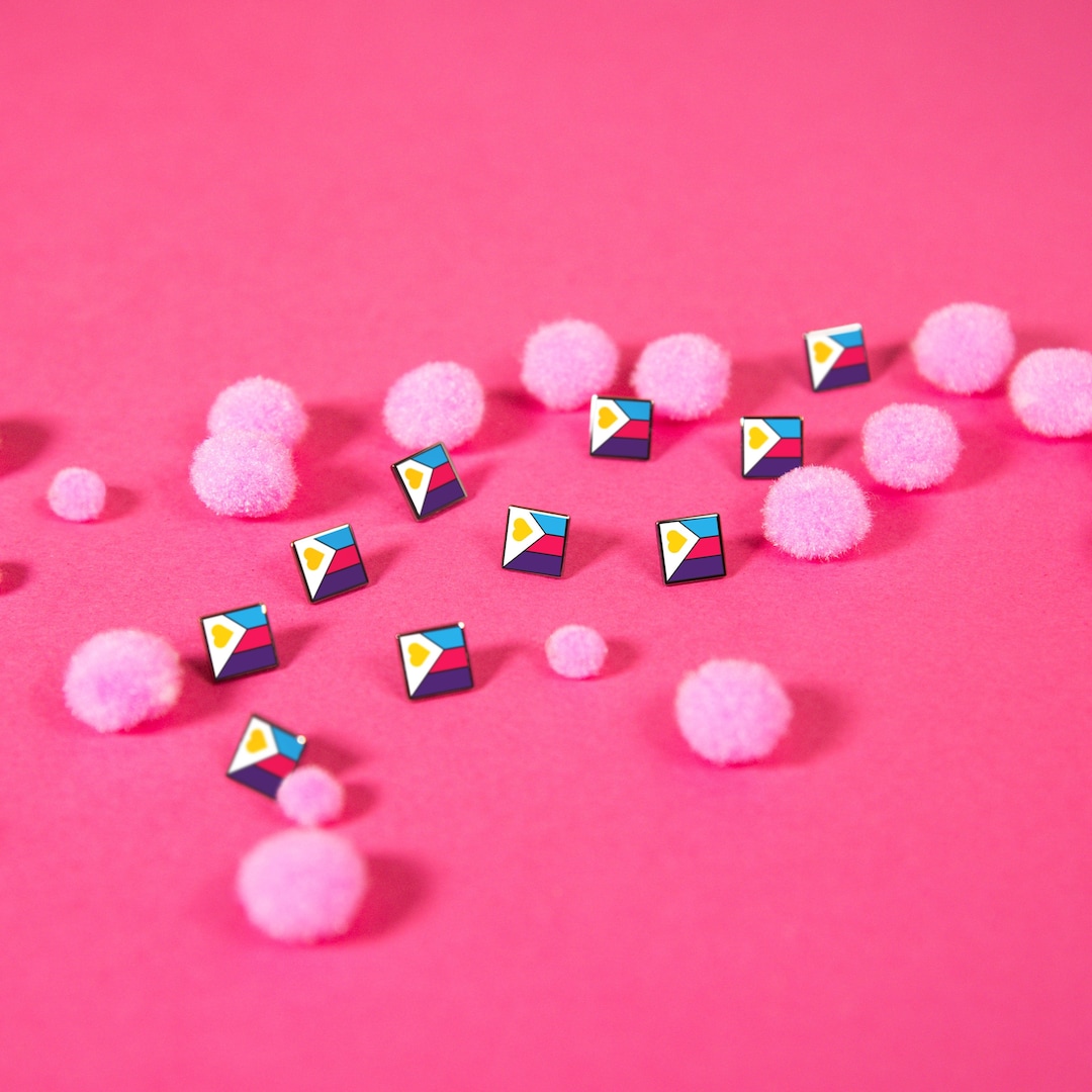 Mini Polyamory Flag Pin — Polyamproud New Poly Flag Design 2022 ...