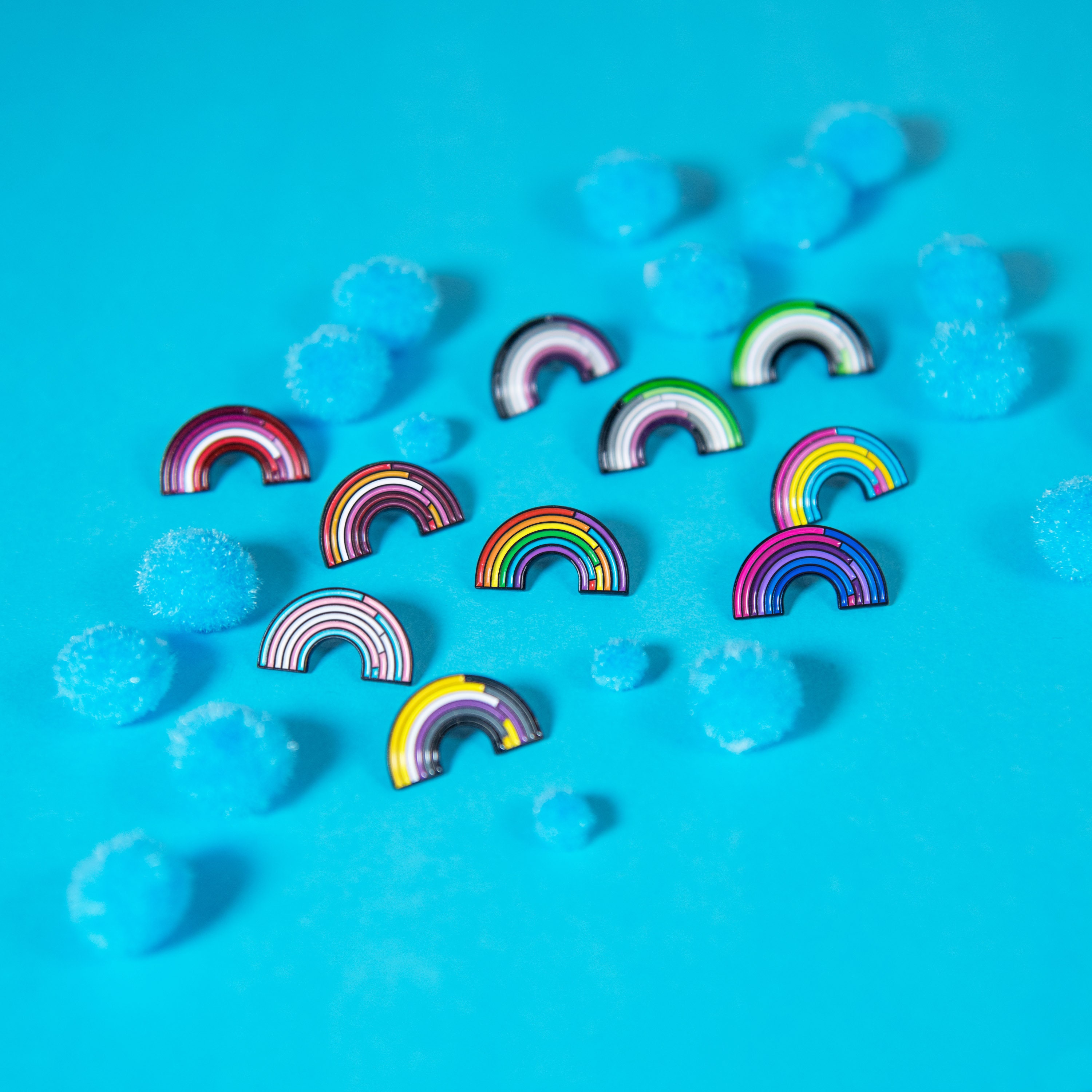 The Rainbow PRIDE Enamel Pins