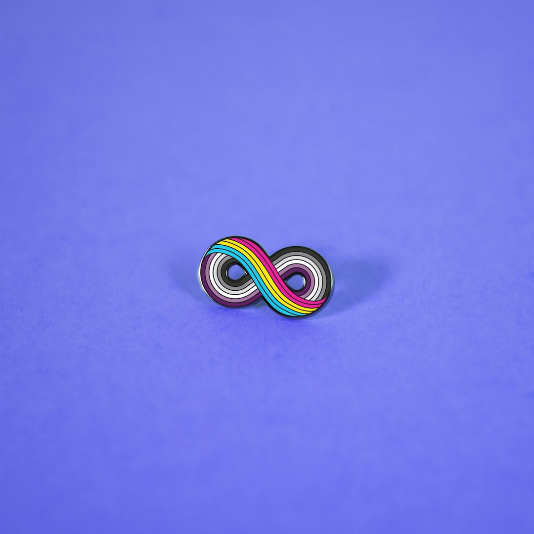 Infinitely Asexual-panromantic Pin — Subtle Ace Pride Pansexual Gray-a ...