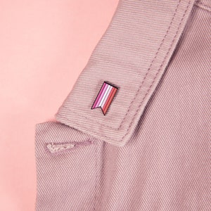 Community Lesbian Ribbon Pin — Subtle Pride Flag Enamel Badge LGBT ...