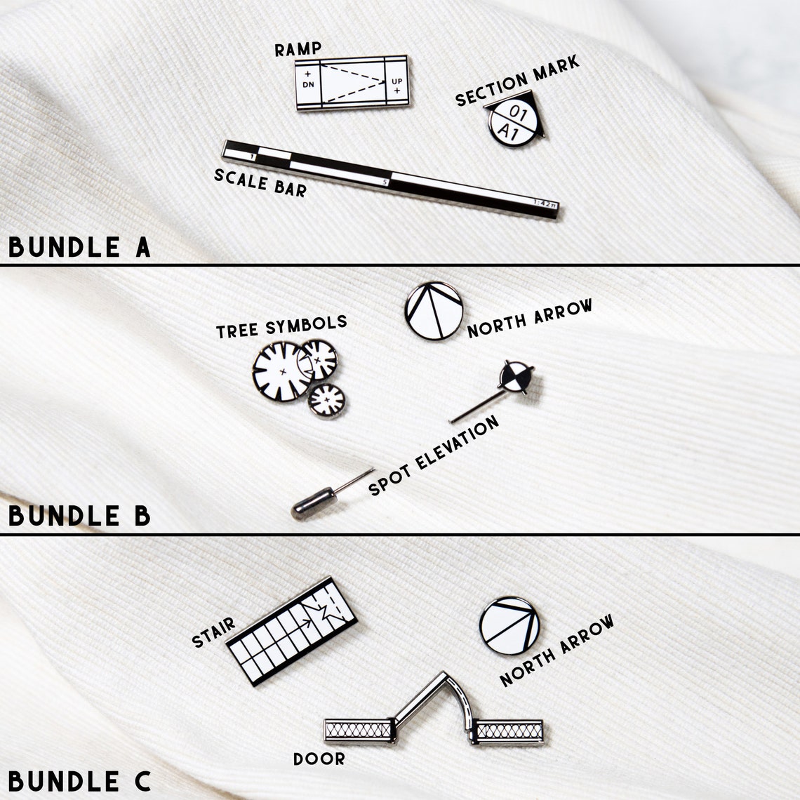The section Line CAD Symbol Enamel Pin - Etsy