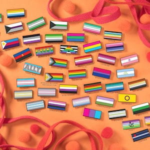 Transgender Flag Pin — Subtle Trans Pride Small Accessory Mini Enamel ...