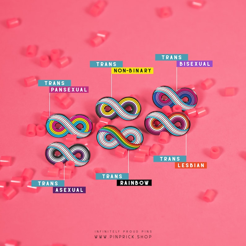 Infinitely Nonbinary-asexual Pin — Enby Ace Pride Accessory Demisexual ...