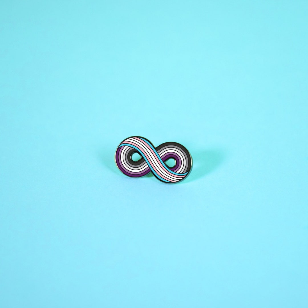 Infinitely Trans-asexual Pin — Acespec Pride Aceflux Aegosexual ...