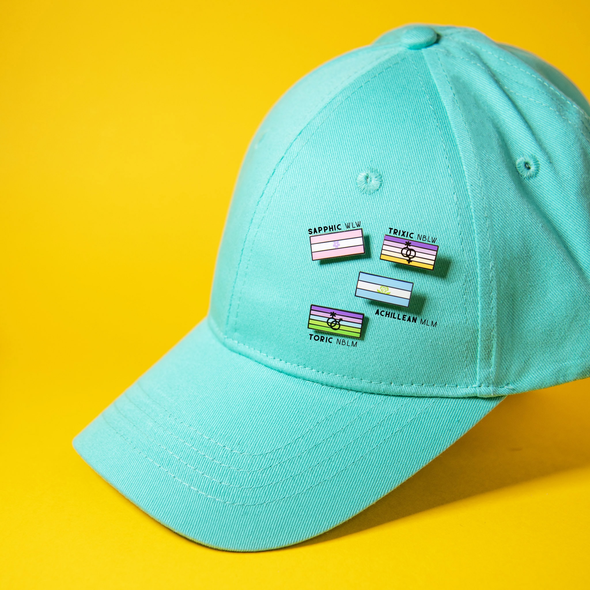 The Trixic Flag Enamel Pin