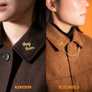 He/they Pronoun Earrings — Enby Pride Jewellery Rings Them Bracelet ...