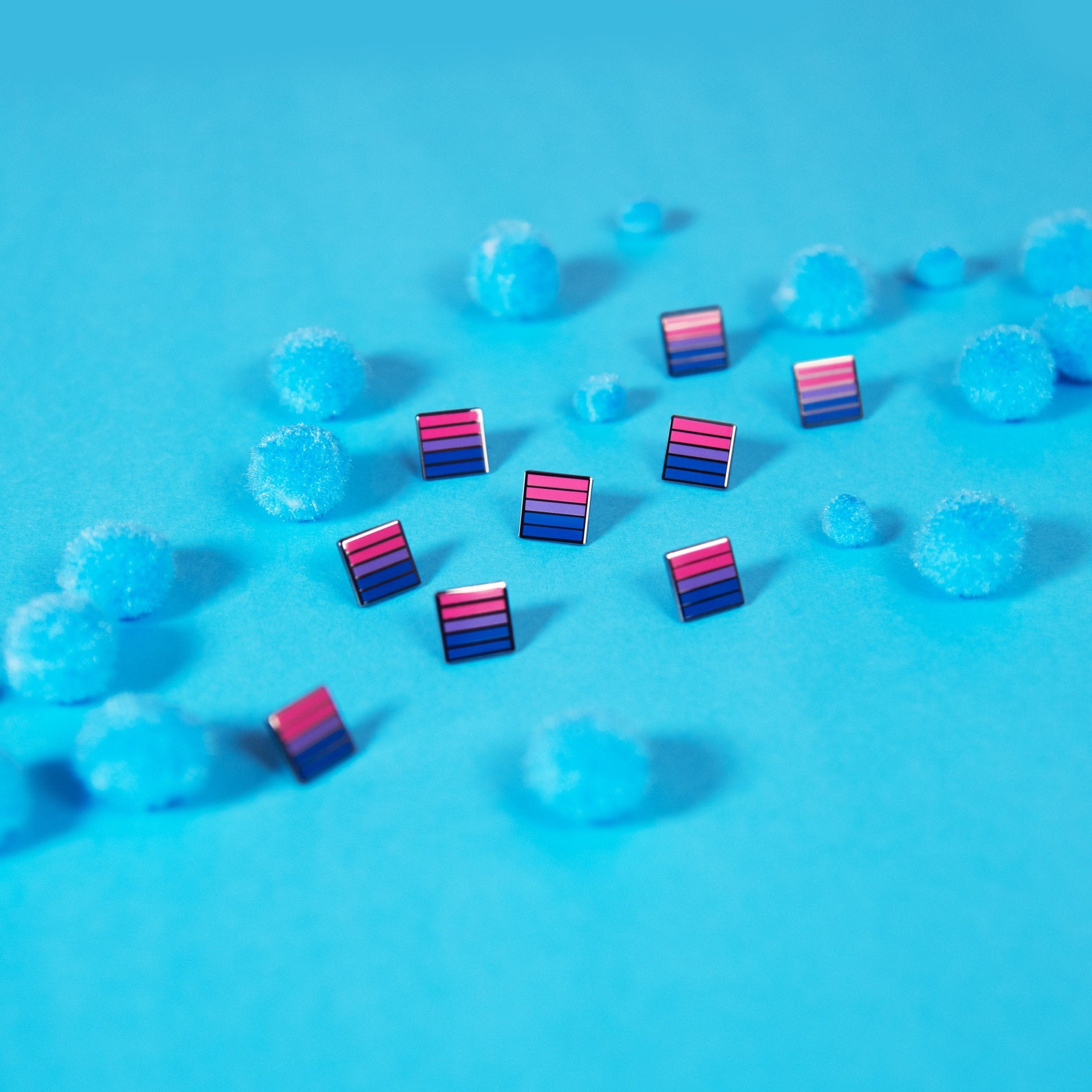 Mini Bisexual Flag Pin LGBT Pride Rainbow Badge Stud Lesbian - Etsy