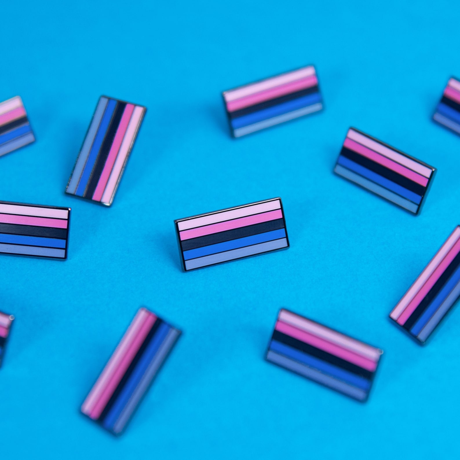 Omnisexual Flag Pin — Enamel Badge Button LGBT Pride Accessory Pan ...
