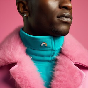 Aroace Rainbow Pin — Aro Pride Accessory Badge Aromantic Acearo ...