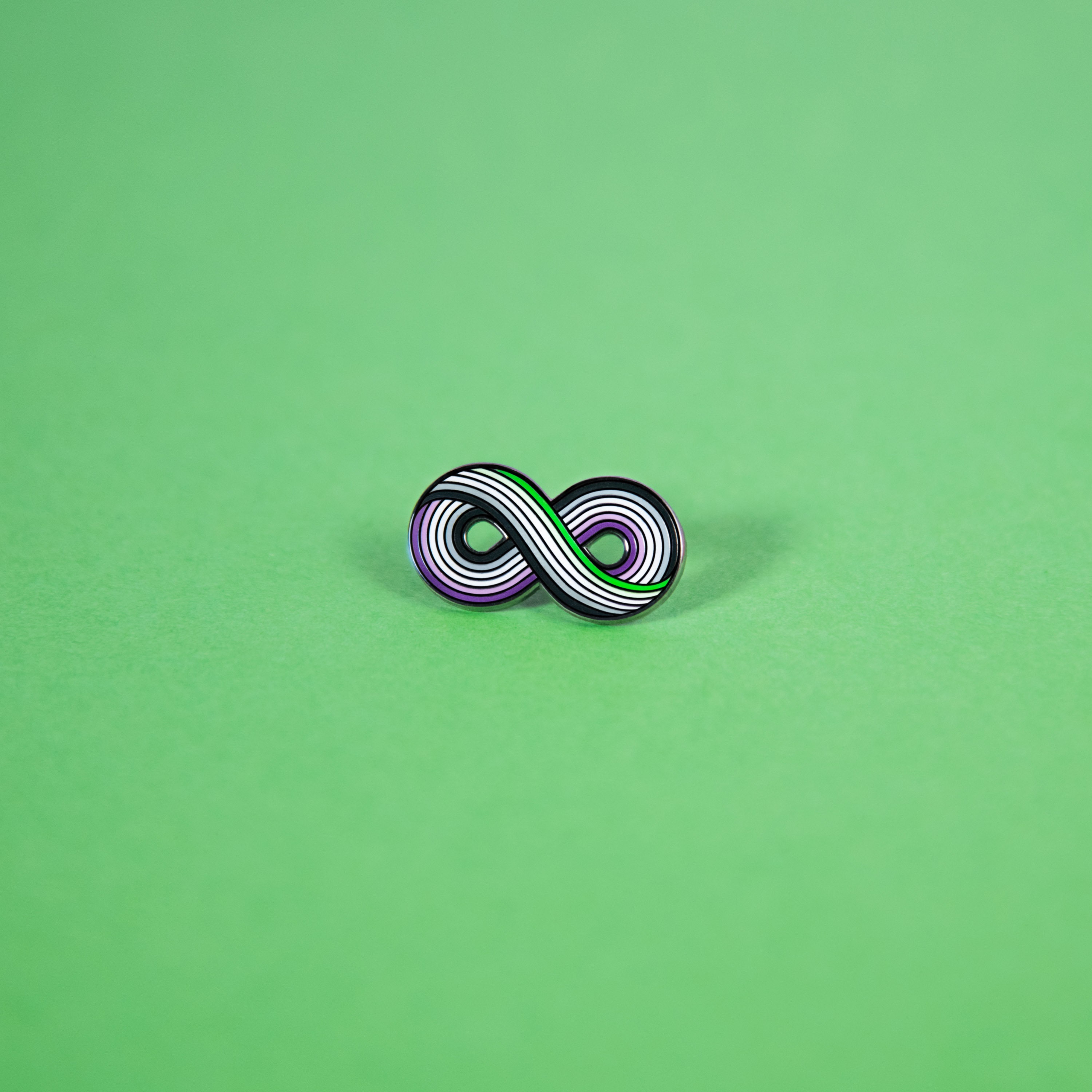 The Infinitely Asexual Enamel Pin