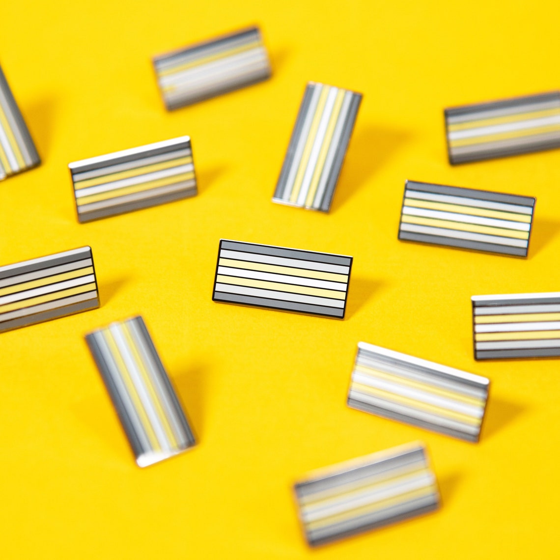 Demigender Flag Pin — Nonbinary Pride Badge Deminonbinary Demiboy ...