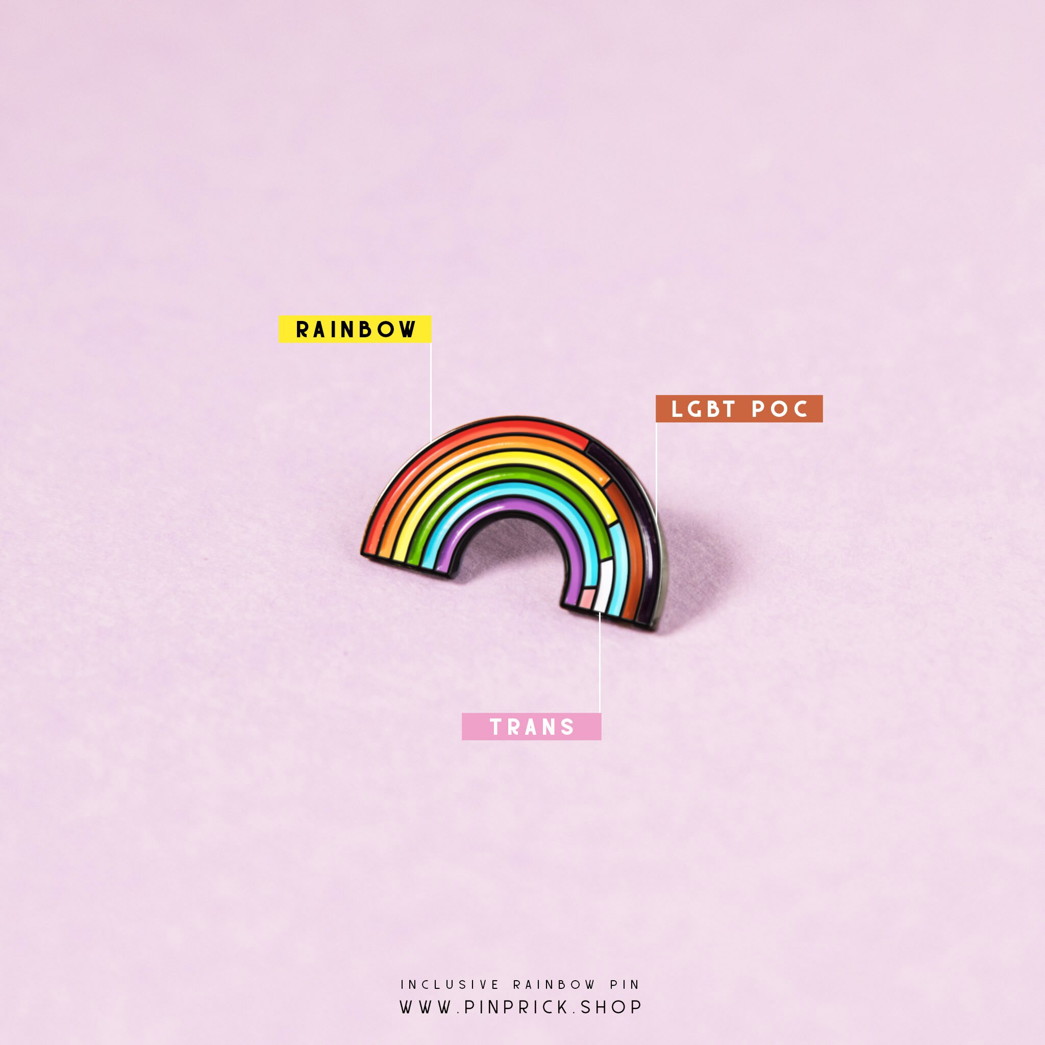 The Rainbow PRIDE Enamel Pins