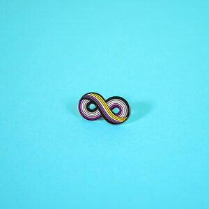 Infinitely Non-binary Pin variations Subtle Enby Pride Accessory ...