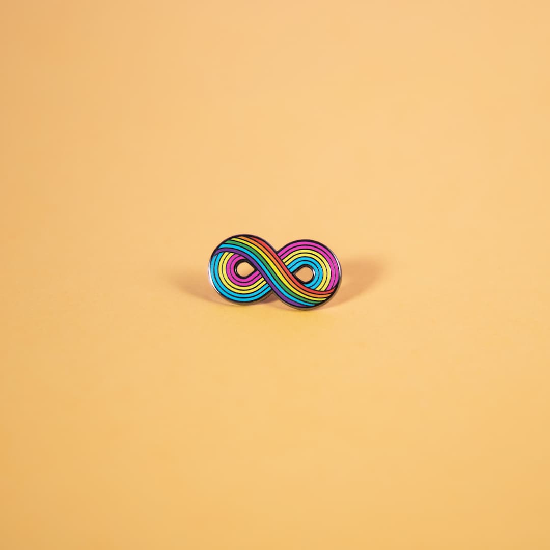Infinitely Pansexual Pin Subtle Pan Pride Accessory LGBT Infinity ...