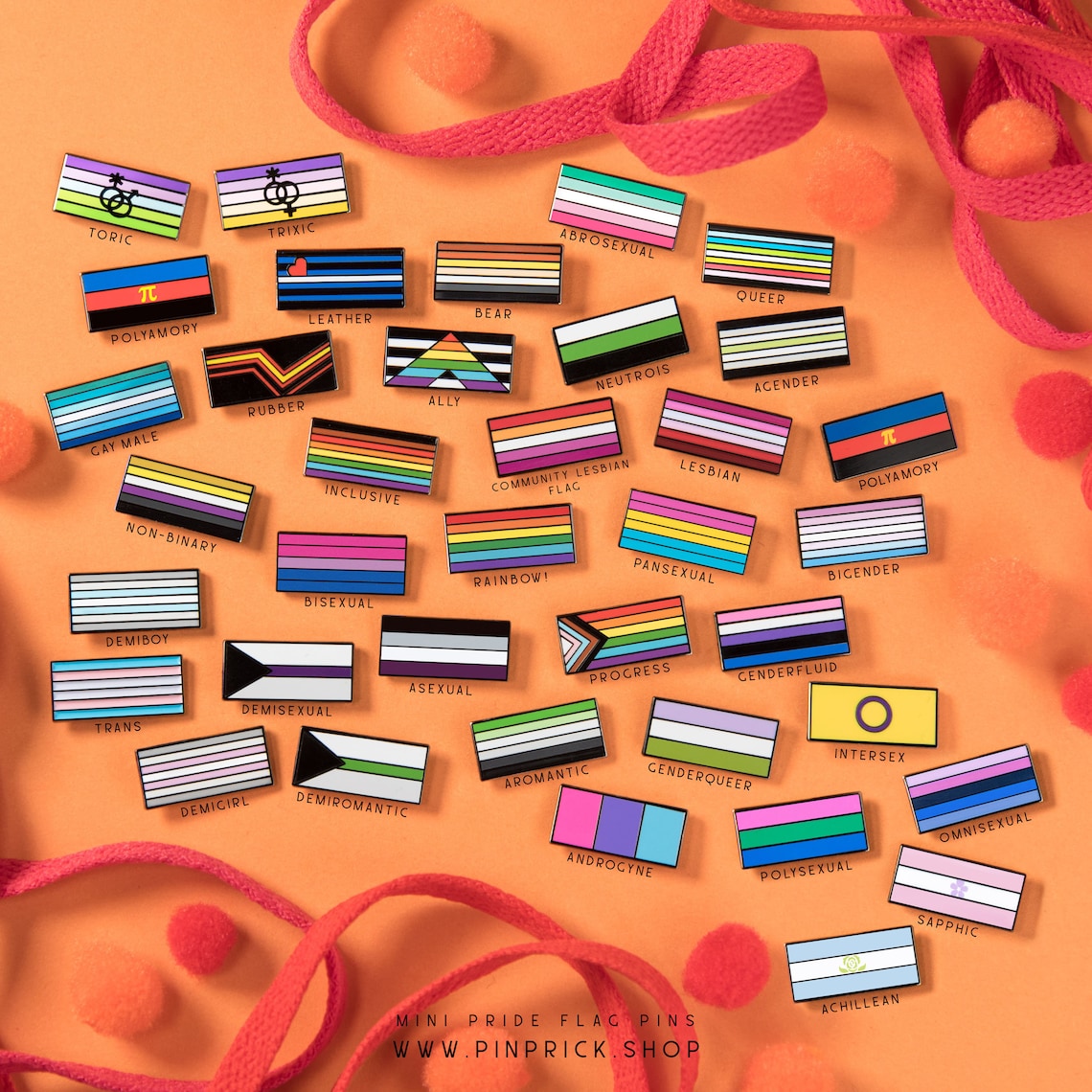 Progress Pride Flag Pin Enamel Badge Rainbow Inclusive Gay - Etsy UK