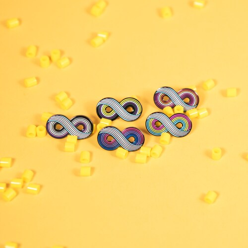 Infinitely Non-binary Pin variations Subtle Enby Pride - Etsy