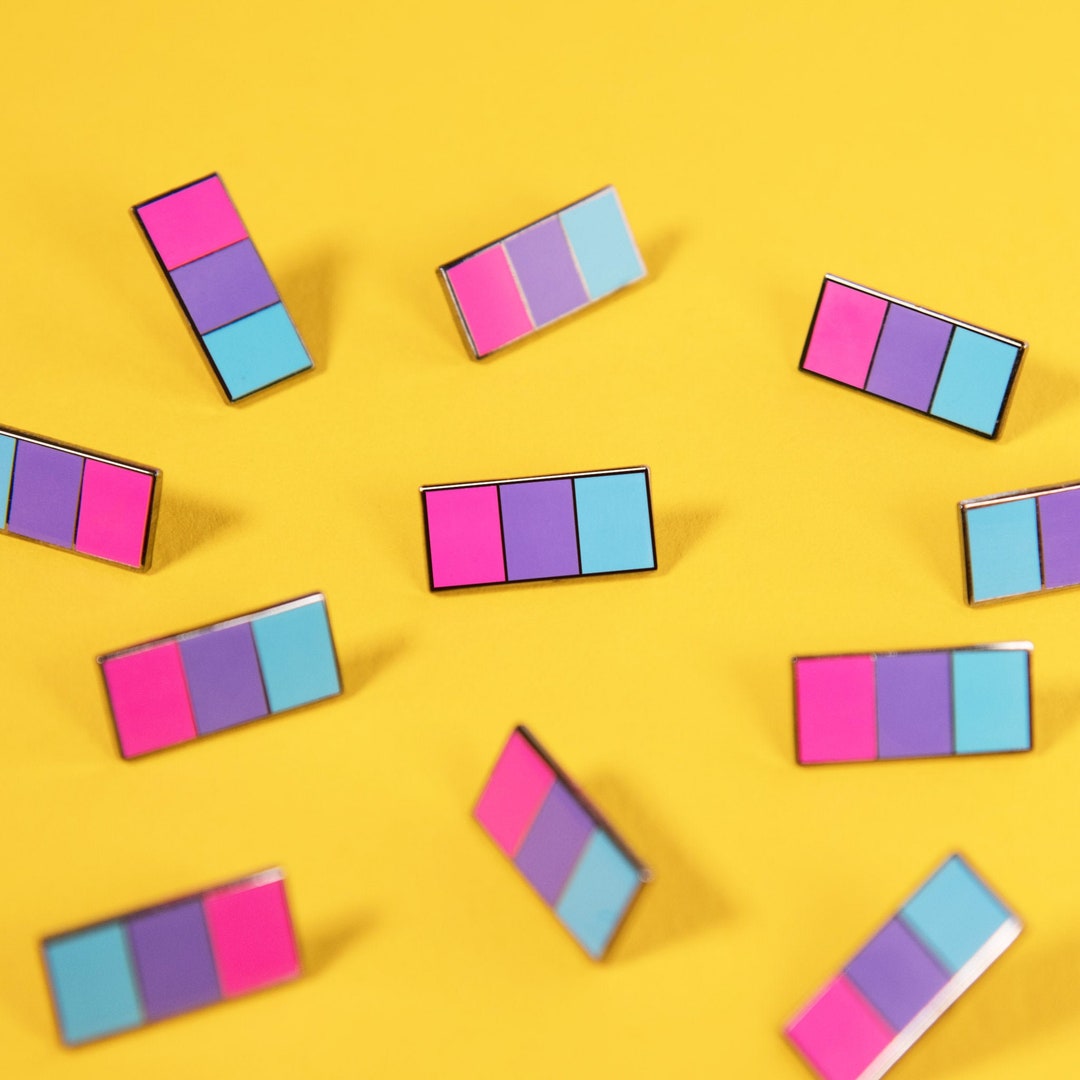 Androgyne Flag Pin — Subtle LGBT Pride Lapel Enamel Minimalist Badge ...
