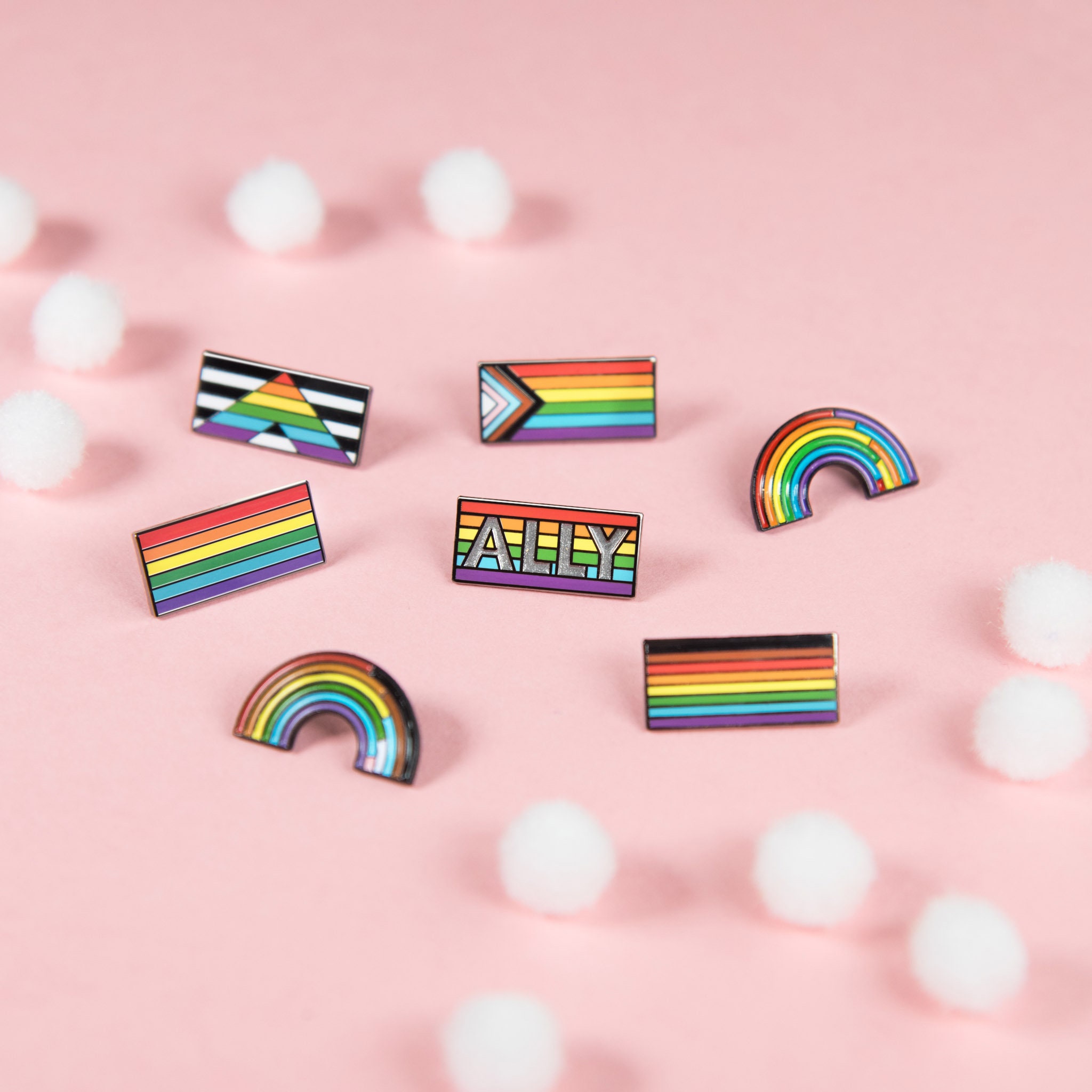 The Lgbt Ally Flag Enamel Pin