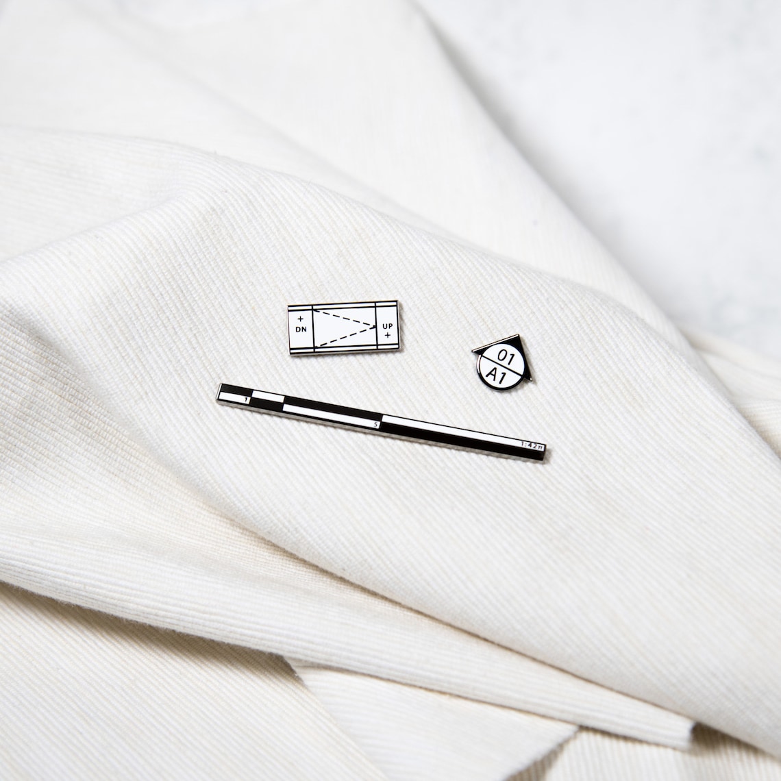 The section Line CAD Symbol Enamel Pin - Etsy