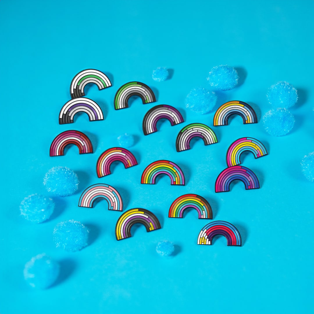 Rainbow PRIDE Pins — LGBT Badge Subtle Pride Accessory Badge LGBT Gay ...