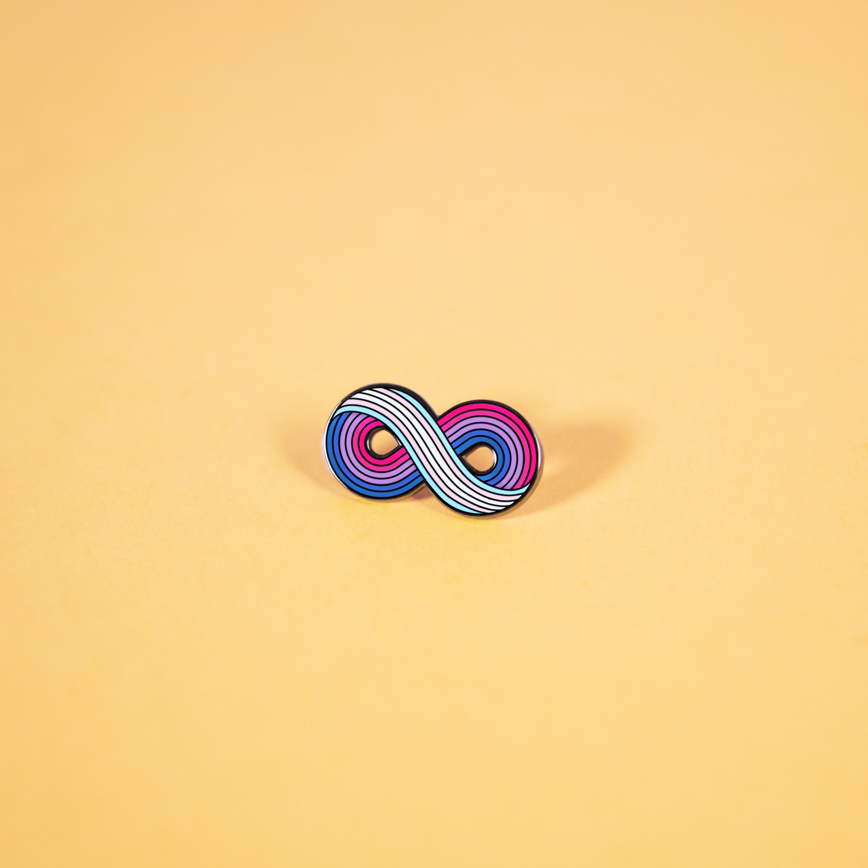 The Infinitely Bisexual Enamel Pin