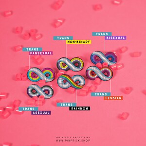 Infinitely Pansexual Pin — Subtle Pan Pride Accessory LGBT Infinity ...