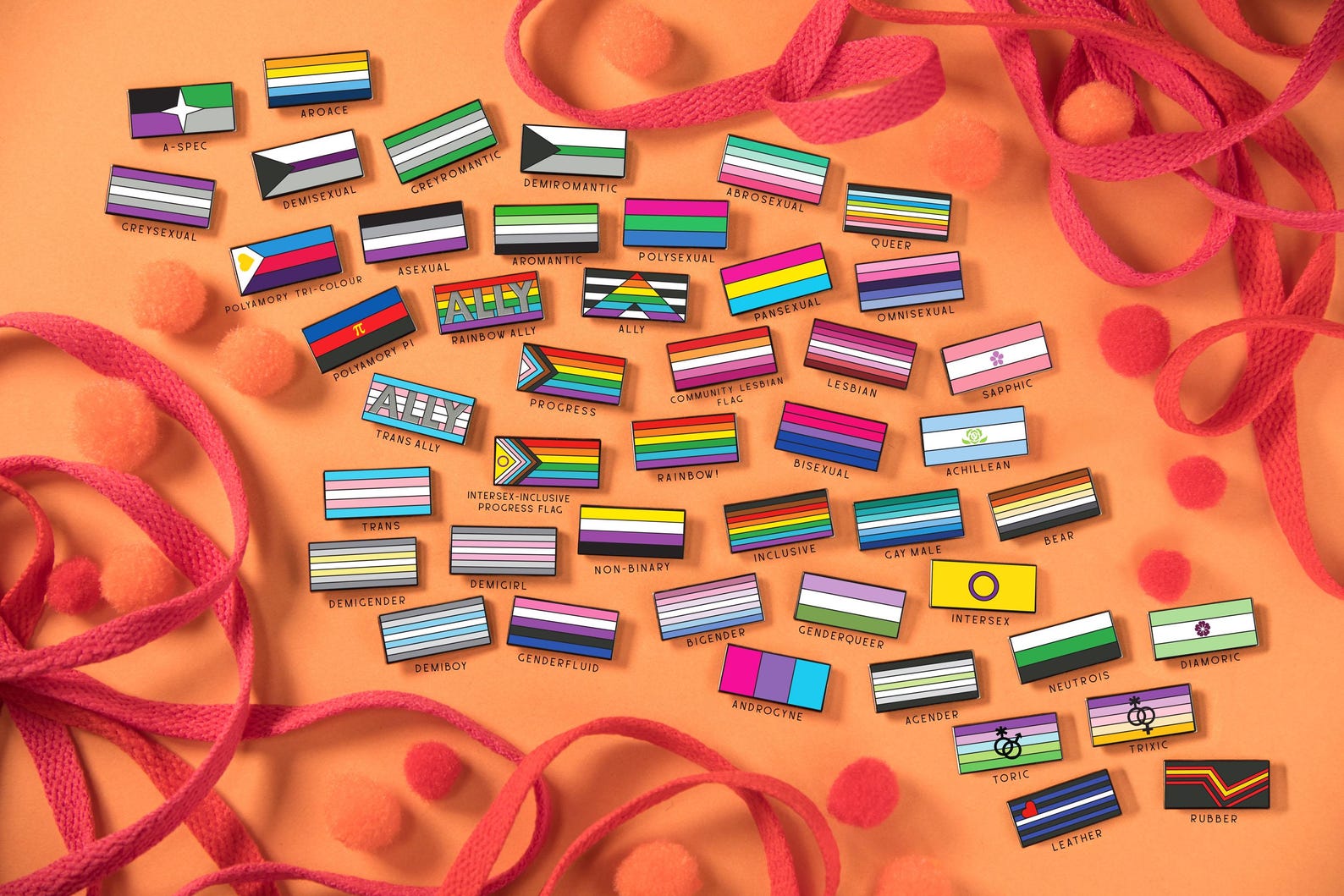 Demigender Flag Pin — Nonbinary Pride Badge Deminonbinary Demiboy ...