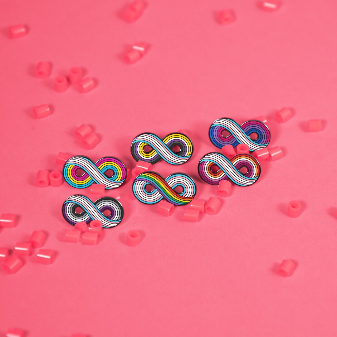 Infinitely Trans Pin (variations) — LGBT Pride Subtle Accessory ...