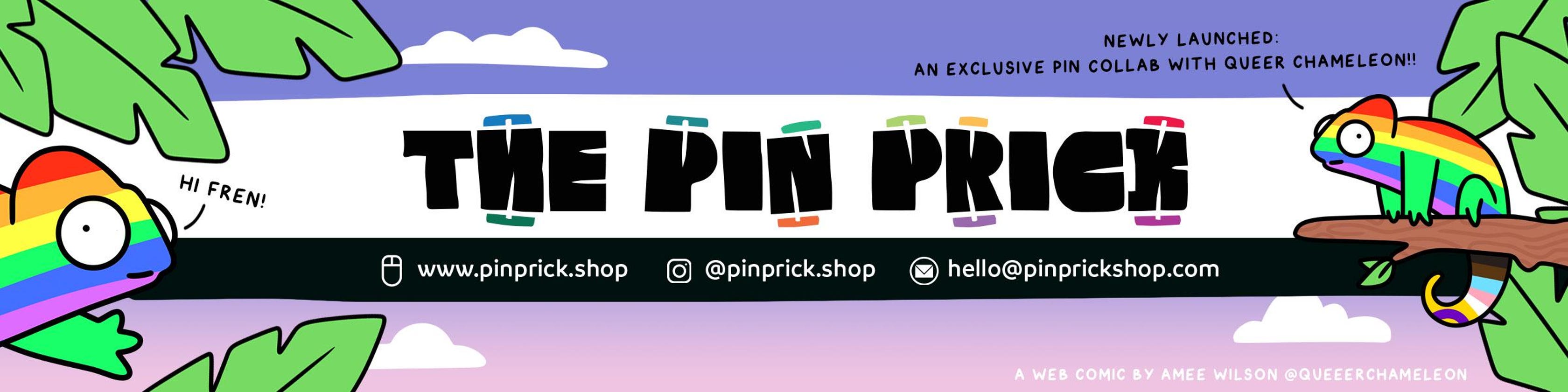 The Pin Prick • London, UK • LGBT Rainbow Gay Pride Pins (and more!)
