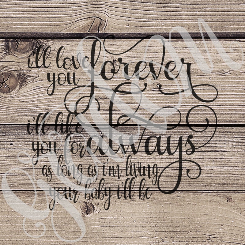 Love You Forever - Etsy