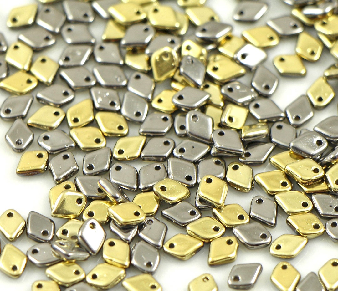 5 Gr Dragon® Scale Beads, Czech Glass Beads 5*1.5 Mm, Diamond Shaped ...