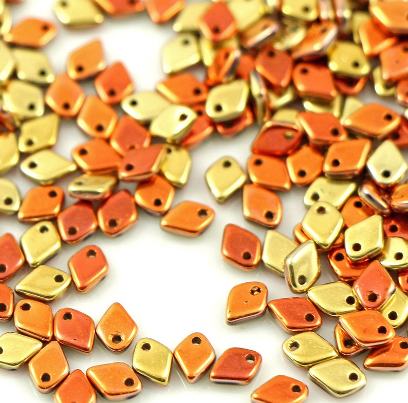 5 Gr Dragon® Scale Beads, Czech Glass Beads 5*1.5 Mm, Diamond Shaped ...